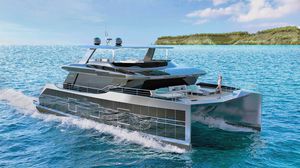 Catamaran motor yacht - 55 POWER - Sunreef Yachts - cruising / open / wheelhouse
