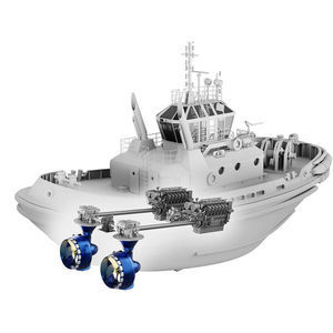 Azimuth thruster - SRE series - Schottel - for ships / electric