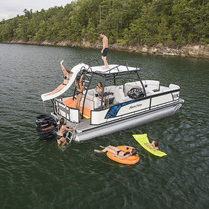 Outboard pontoon boat - AP 250 XP - Aqua Patio - 16-person max.