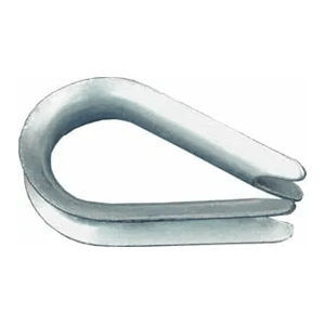 Rope thimble - AN100 series - Loos & Co - for cables