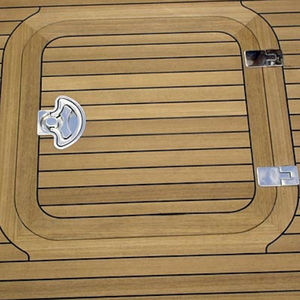 Boat deck hatch - 3500 Series - Freeman Marine Equipment - square ...