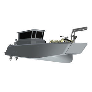 Work boat - FOXSEA 700 - BORD A BORD - dive support boat / landing ...