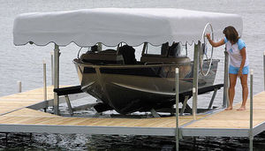 Boat lift - Roll-A-Rail - Hewitt Boats Lifts and Docks - rail system
