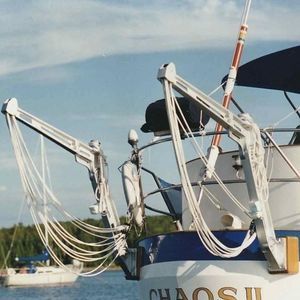Boat davit - NautiLift - Atkins & Hoyle Ltd. - manual / stainless steel ...