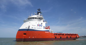 Platform supply vessel (PSV) offshore support vessel - Island Pioneer ...
