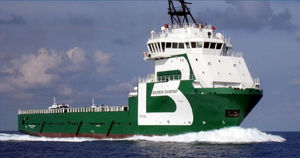 Platform supply vessel (PSV) offshore support vessel - Guo Hai Min Le ...