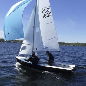 Double-handed sailing dinghy - Rebel - Hartley Boats - skiff / regatta ...