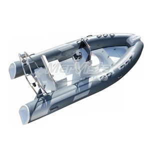 Outboard inflatable boat - 860 - MerVista Boat - twin-engine / rigid / open
