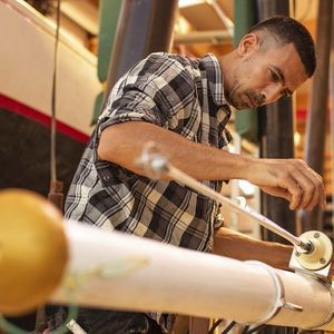 Sailboat foremast - WoodSpars - wooden / latin rig