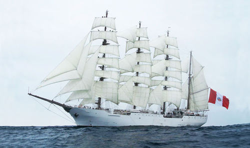 Cruising sailing super-yacht - Astillero SIMA PERU - with open transom ...