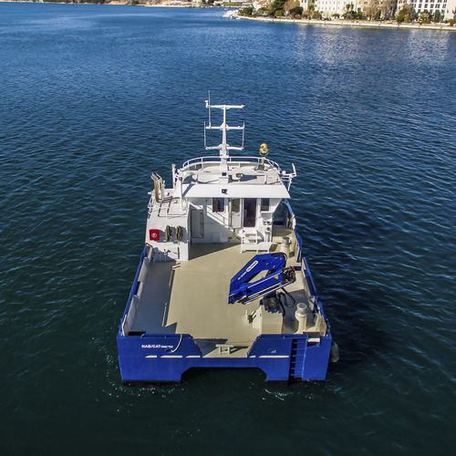Fish farm boat - NabCat 1350/750 PM - Moen Marin AS - catamaran / inboard