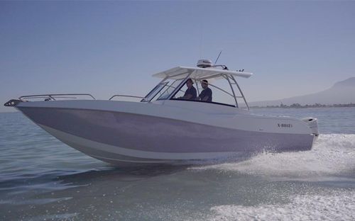 Outboard express cruiser - X-32 - X-Boats - twin-engine / open / dual ...