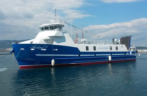 Logistics transport boat - Transmétal Industrie - inboard / diesel ...