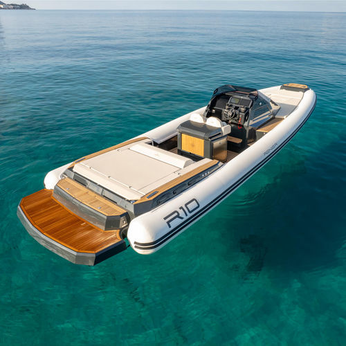 Inboard inflatable boat - R10 CABIN EFB - RENIER - rigid / center ...