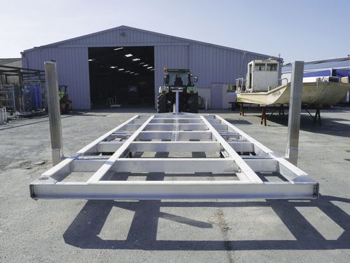 Launching trailer - Mulot Naval - for boat / single-axle / 2-axle