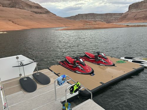 Floating dock - Searaft, 5x4m, double Jetski dock - SEARAFT - jet-ski ...
