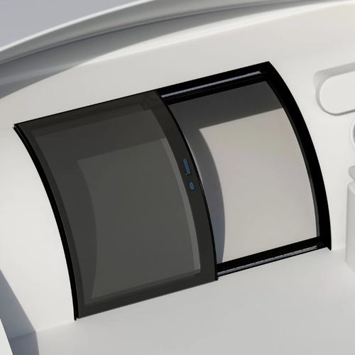 Yacht door - Elite Curve - parema - for boat / sliding / curved