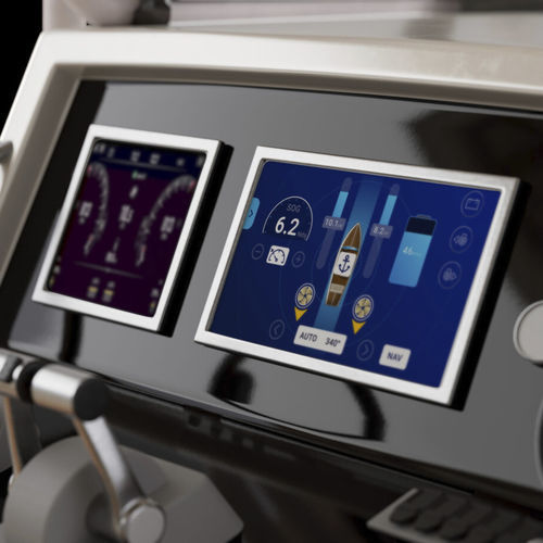 Navigation software - BLUENAV - for boat / for yacht / virtual anchor