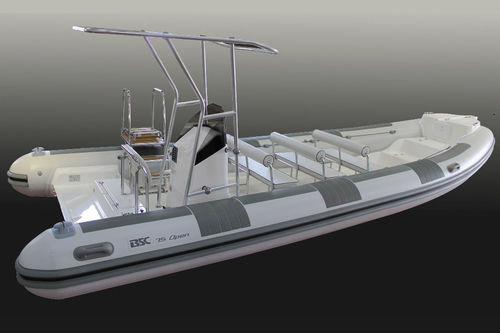 Outboard inflatable boat - 85 - BSC COLZANI srl - rigid / center ...