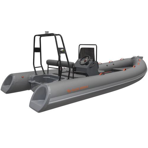 Outboard inflatable boat - W500UT - KOLIBRI - RIB / open / center console