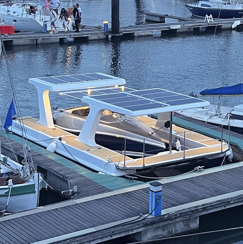 Electric boat mobile dock system - Powerdock® - Faroboats L.da - power ...