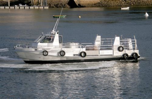 Logistics transport boat - 12m - Alumarine Shipyard - inboard / aluminum