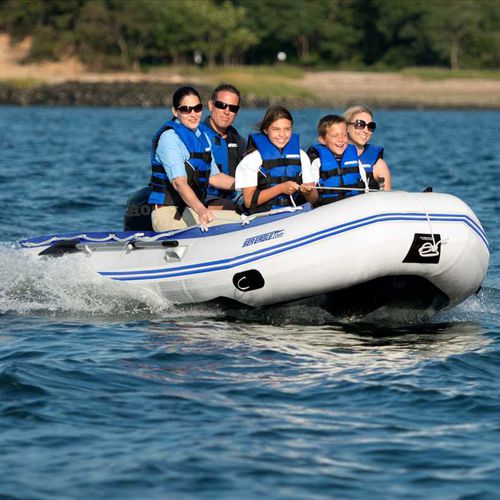 Outboard inflatable boat - 126sr - SeaEagle.com - foldable / open / sport