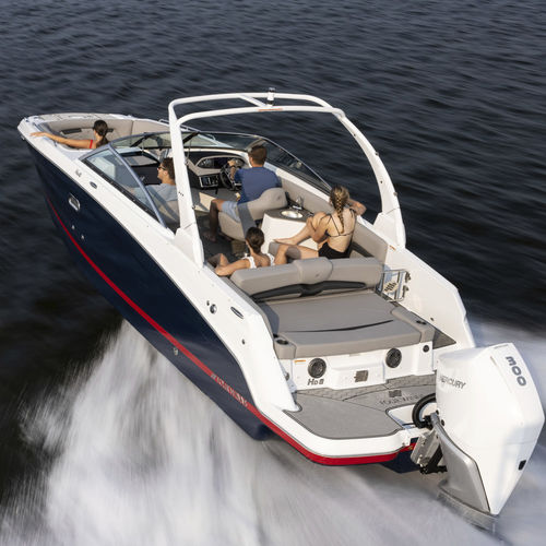 Outboard deck boat - HD8 OB - Four Winns - dual-console / open / bowrider