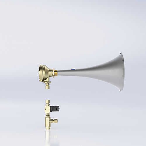 Pneumatic horn - Makrofon M75F/370 HVEF - ZÖLLNER Signal GmbH - for ...