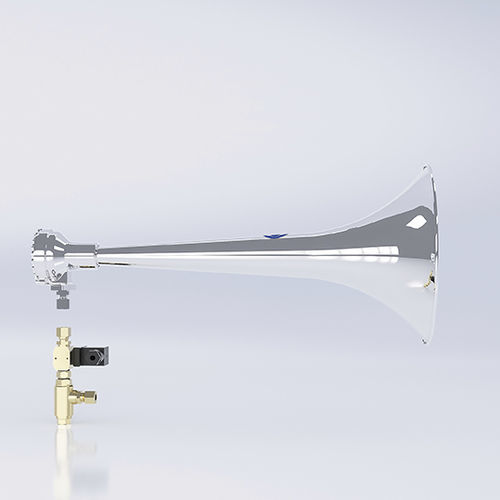 Pneumatic horn - Makrofon YM75F/260 HVEF - ZÖLLNER Signal GmbH - for ...