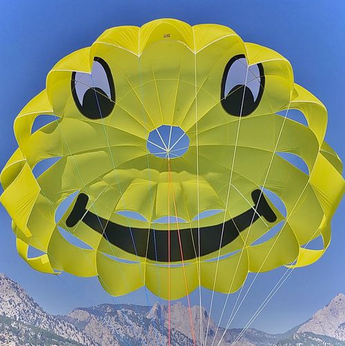 Custom parasail - RP34 FT GALAXY - Risus Parasails - for high winds ...