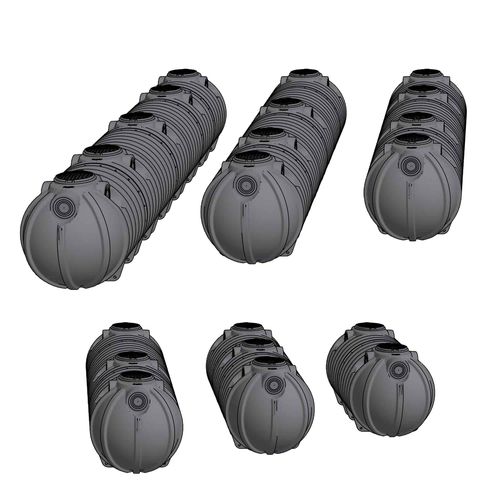 Water tank - Modular - Demo Serbatoi - temporary storage / polyethylene ...