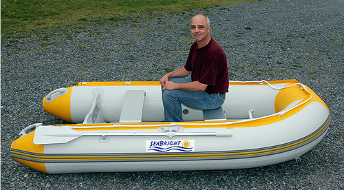 Outboard inflatable boat - 290 - Seabright - rigid / open / 4-person max.