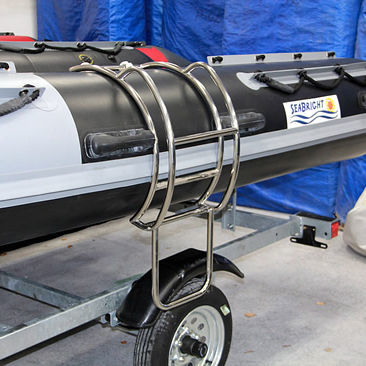 Inflatable boat ladder - Seabright - retractable / swim