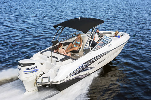 Outboard deck boat - 234LR - Stingray Boats - dual-console / wakeboard ...