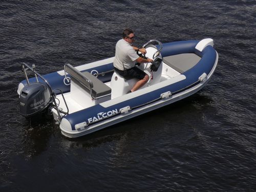 Outboard inflatable boat - 450 - Falcon Inflatables - twin-engine ...