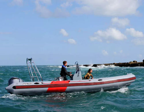 Outboard inflatable boat - Pro 750 - ZODIAC - twin-engine / RIB ...