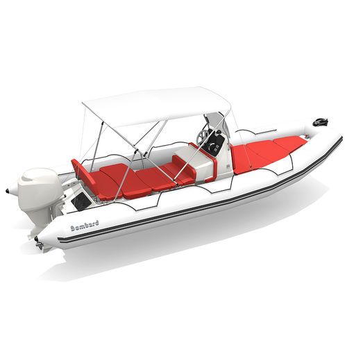 Outboard inflatable boat - Sunrider 700 - Bombard - rigid / center ...