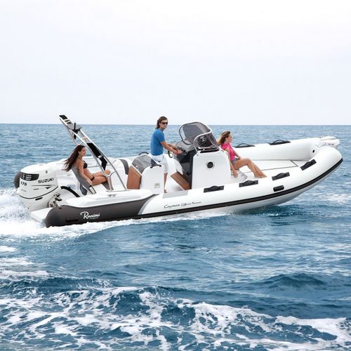 Outboard inflatable boat - CAYMAN 23 - Ranieri - rigid / center console ...