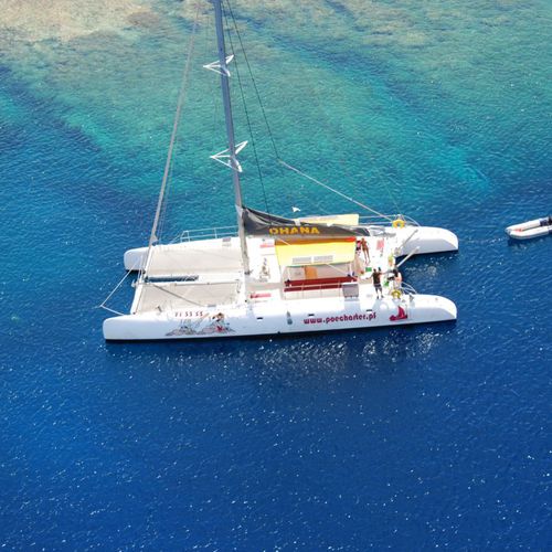 Catamaran sailing yacht - 64' - Ocean Voyager - with open transom ...