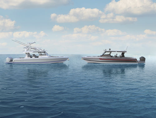 Inboard express cruiser - 457 - Formula - triple-engine / hard-top ...