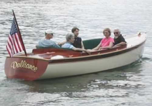 Electric small boat - Phantom - Budsin Electric Boats - wooden