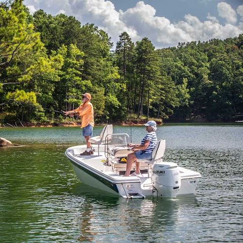 Outboard bay boat - 192 JLS - Carolina Skiff - center console / open ...