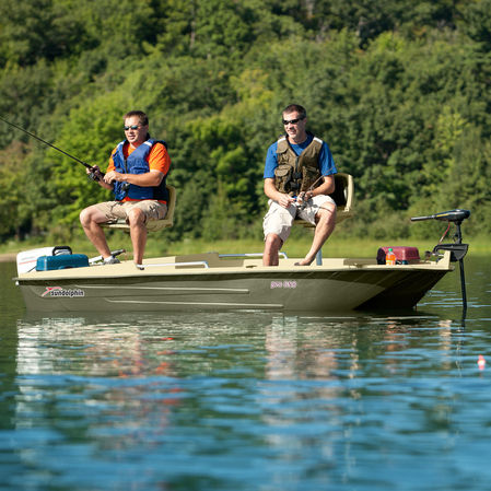 Outboard small boat - PRO 120 - KL Outdoor - electric / sport-fishing ...