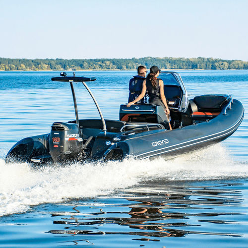 Outboard inflatable boat - G650 - GRAND Inflatable Boats - rigid / open ...