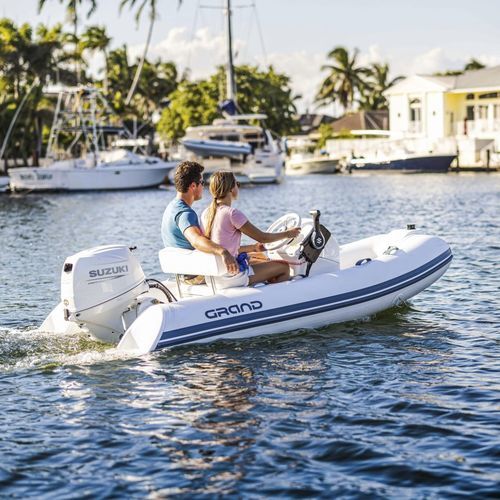 Outboard inflatable boat - S330 - GRAND Inflatable Boats - rigid / open ...