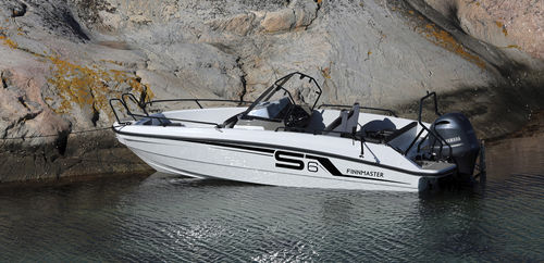 Outboard center console boat - S6 - Finnmaster Boats Oy - aluminum / 7 ...