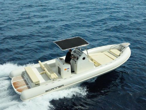 Inboard inflatable boat - 870 D - SCANNER - twin-engine / rigid ...