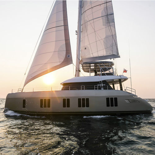 Catamaran sailing yacht - Sunreef 50 - Sunreef Yachts - 5-cabin / with ...