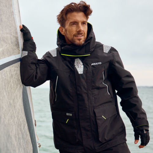 Offshore sailing jacket - BR2 - Musto - men's / waterproof / long-sleeve